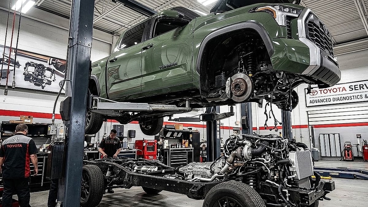 Toyota Swaps 44K-Mile Tundra V35A Engine in 7 Days: Why New Crate ...
