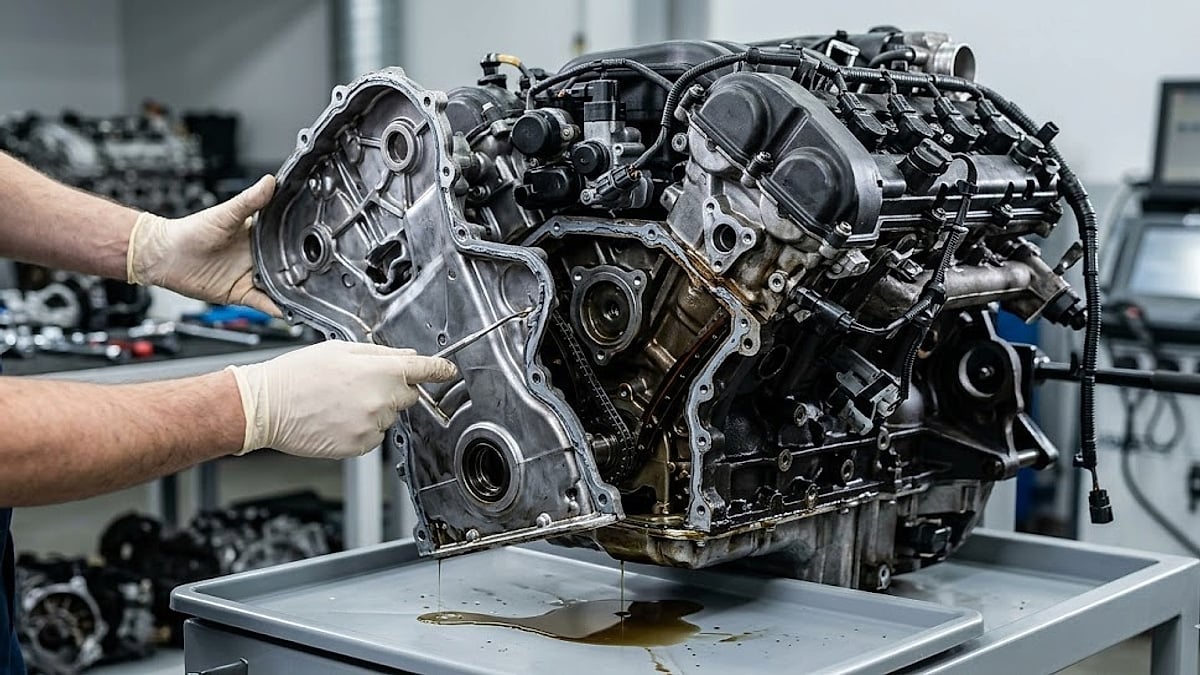 Toyota Highlander Owner Challenged by $5,000 Timing Cover Oil Leak; Why ...