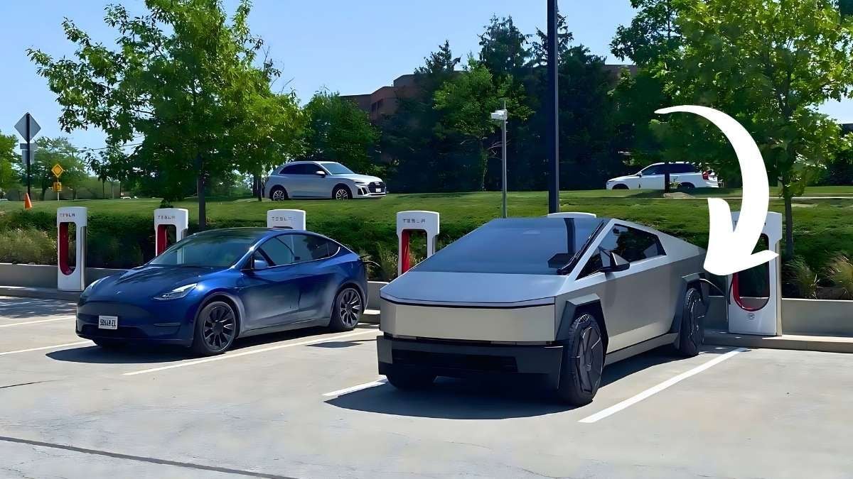 A Tesla Cybertruck Owner Says, “Clean Your Charge Port If You Are ...