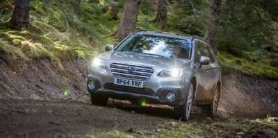 Watch Subaru Outback get driven hard like a WRX STI rally car