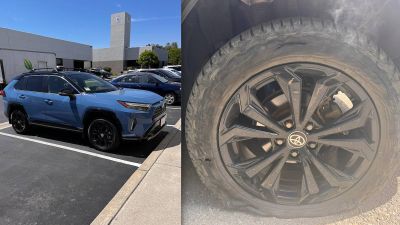 I Just Drove 150 Miles On My 2020 Toyota RAV4's Spare Donut Tire, Going ...