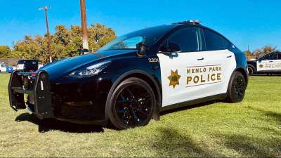 My Tesla Model Y Police Car Is Too Cramped, Too Hard to Charge and Too ...