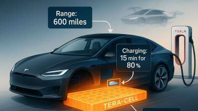 Tesla's Tera-Cell: The 600-Mile EV Battery That Changes Everything ...