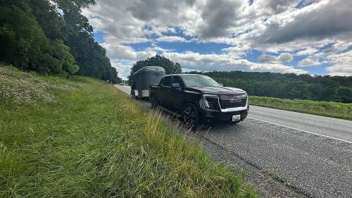 2025 GMC Sierra EV Denali Max Range Dropped From 10% to Zero While ...