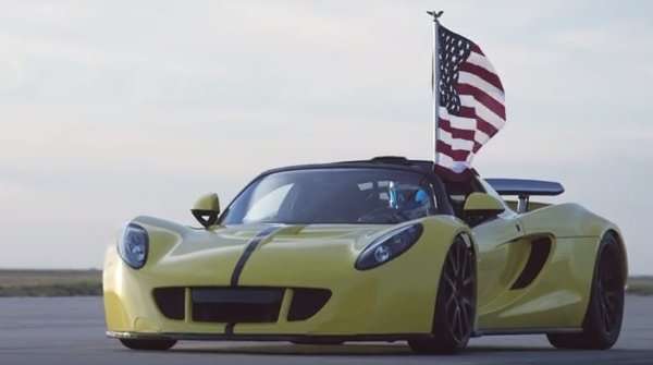 Hennessey Venom GT Spyder Sets Top Speed Record with Corvette Power ...
