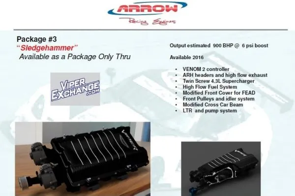 Performance Kits Lift the Dodge Viper to 900 Supercharged Horsepower ...