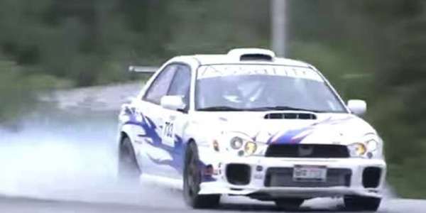 Watch Subaru WRX rally car crash violently into a house [video ...