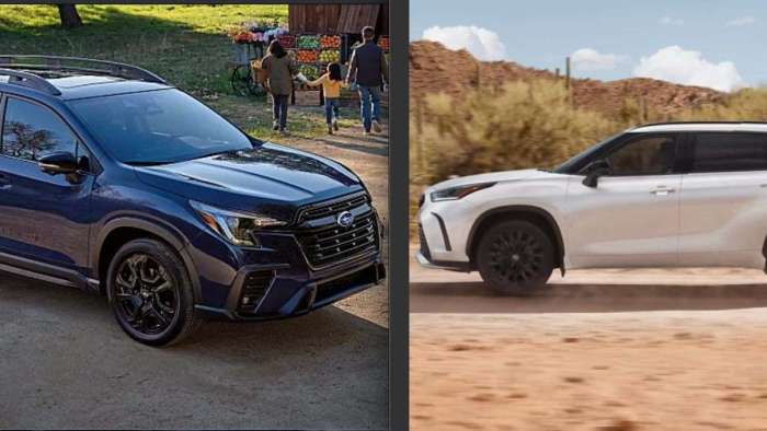 Subaru Ascent Vs. Toyota Highlander - One New 3-Row SUV's Upgrade ...