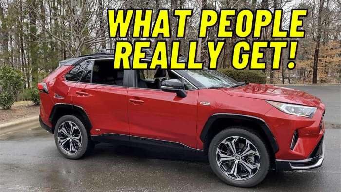 Owners Report “Real World” Toyota RAV4 Prime Electric Range – Wow ...