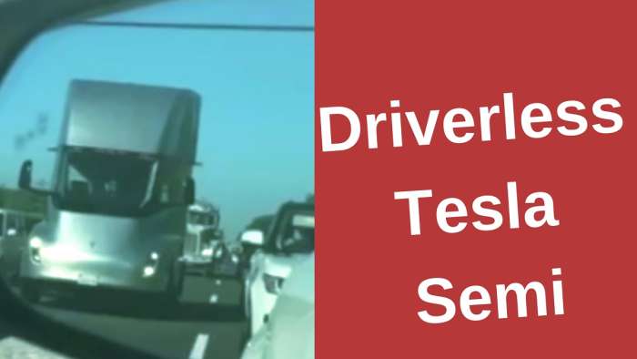 Creepy, Driverless Tesla Semi on U.S. 101 | Torque News
