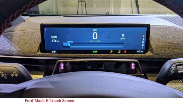 How the Ford Mach E's vertical touch screen points the way forward ...