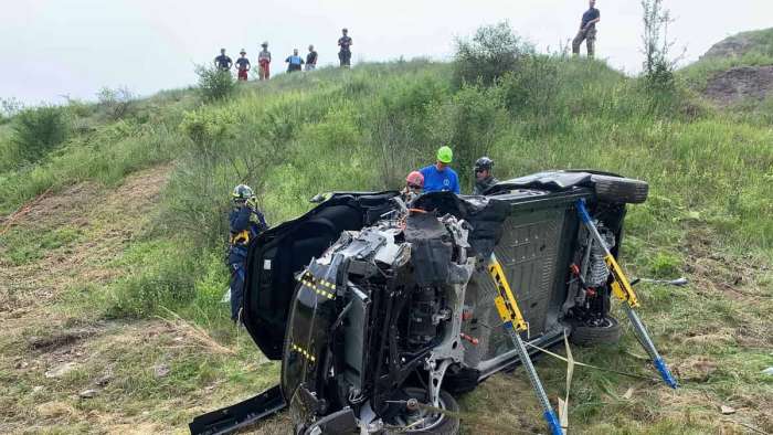 These Ford Mustang Mach-E Crash Images Have An Interesting Back-Story ...