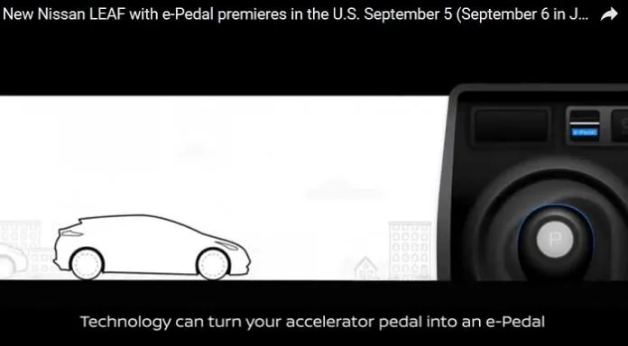 New Nissan Leaf Will Have One Pedal and Here Is What That e-Pedal Can ...