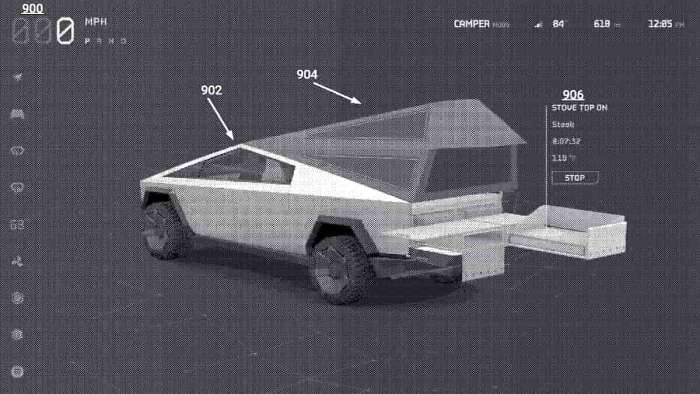 Tesla User Interface Patent Shows Early Cybertruck and Camper Design ...