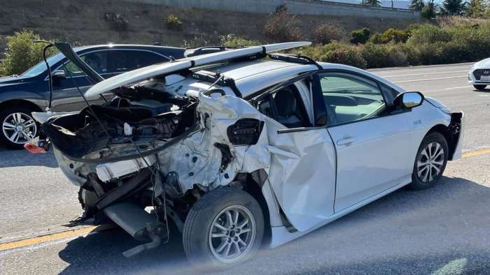 Toyota Prius Prime Saves Two Lives In Horrific Rear-Ending Crash ...