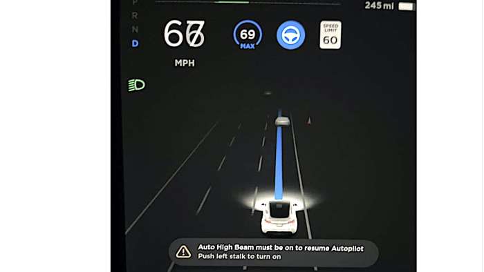 New Tesla Model Y Owner Reports Autopilot High Beam Issue | Torque News