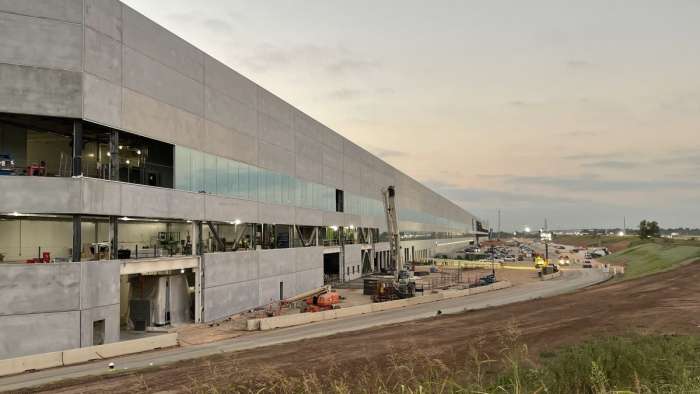 The Latest Giga Texas Pictures and Special Delivery By Truck | Torque News