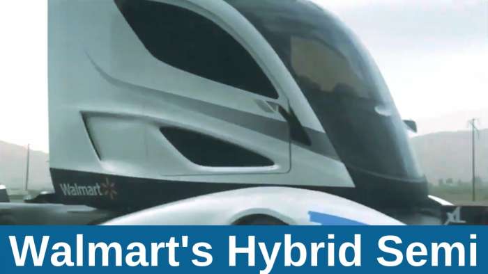Rare View of Walmart's Hybrid Turbine Semi on I-10 | Torque News